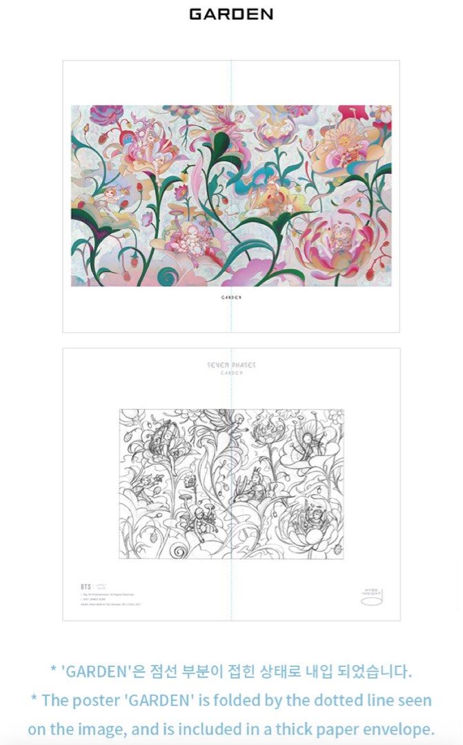 [SALE!!] BTS x James Jean Seven Phases Poster Set on Carousell