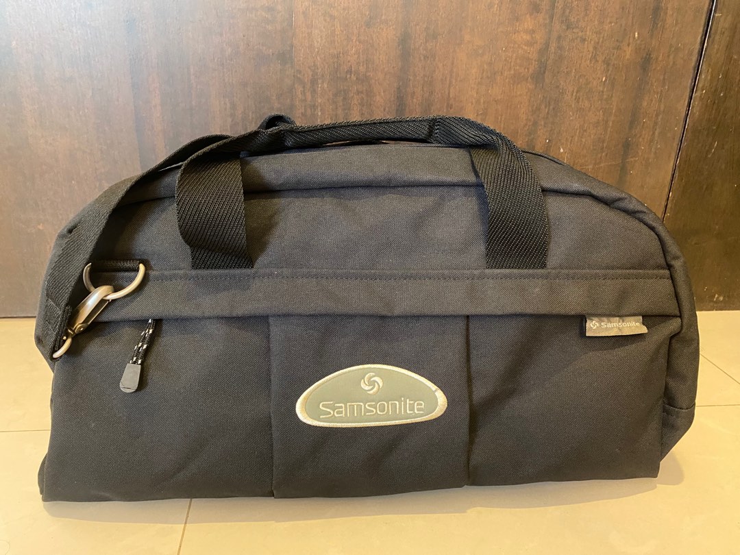 Samsonite Weekender (Black), Men's Fashion, Bags, Sling Bags on Carousell