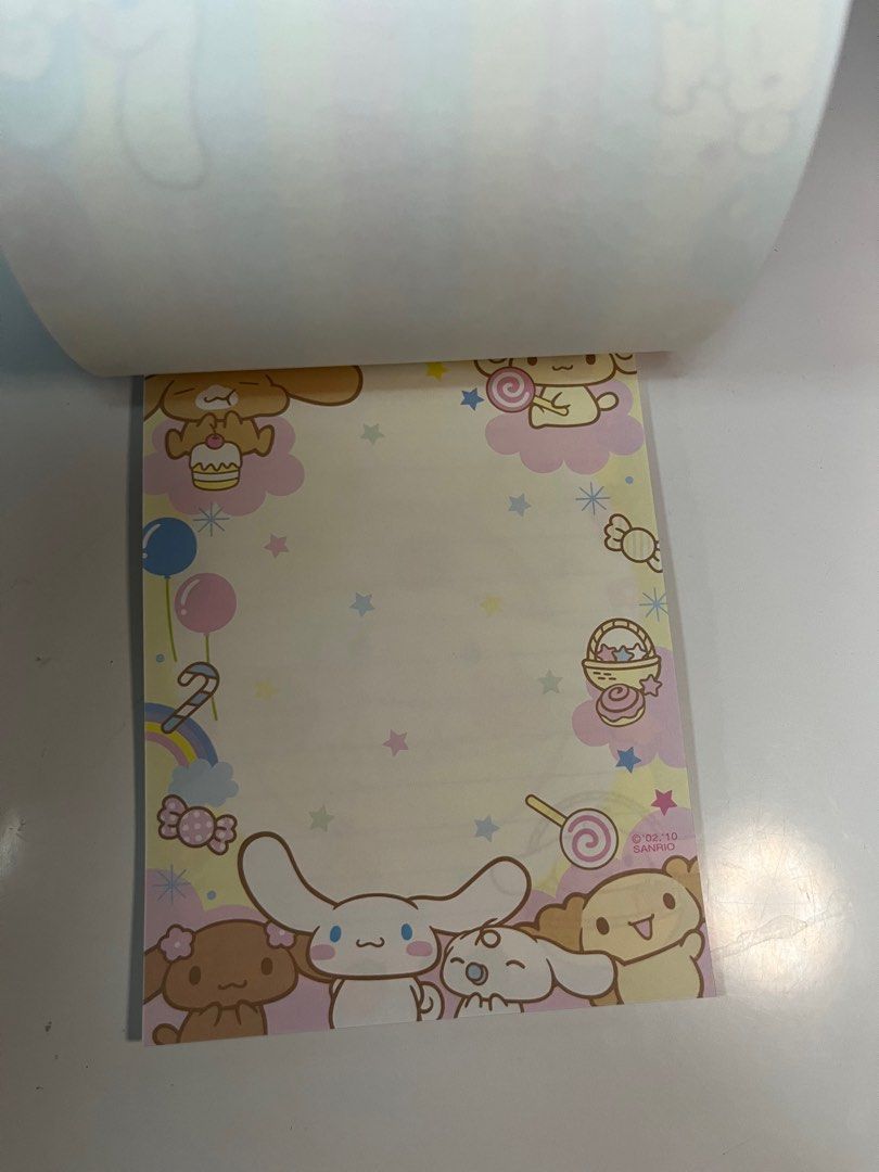 Sanrio Cinnamoroll Notepad and Crystal Rocking Horse on Carousell