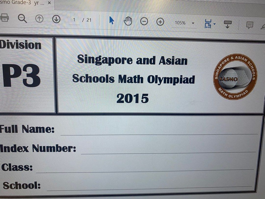 Sasmo P3, 2014-2018,2019-2020, Hobbies & Toys, Books & Magazines, Assessment Books on Carousell