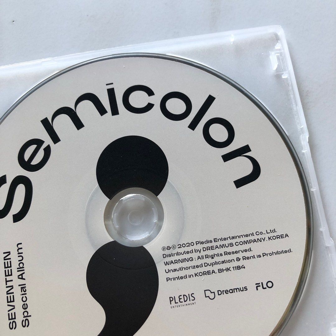 SEMICOLON (SEVENTEEN / SVT) on Carousell
