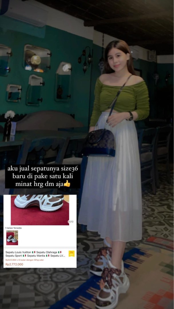 Sepatu lois vutton, Fesyen Wanita, Sepatu di Carousell