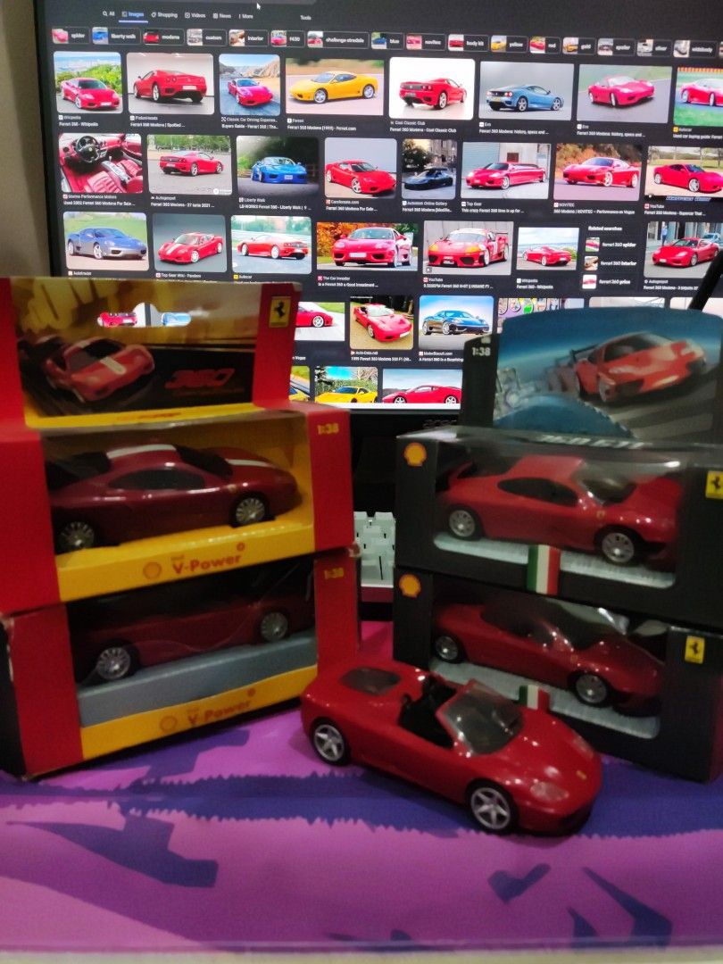 Shell V-Power Ferrari 360 Collection, Hobbies & Toys, Toys & Games on ...