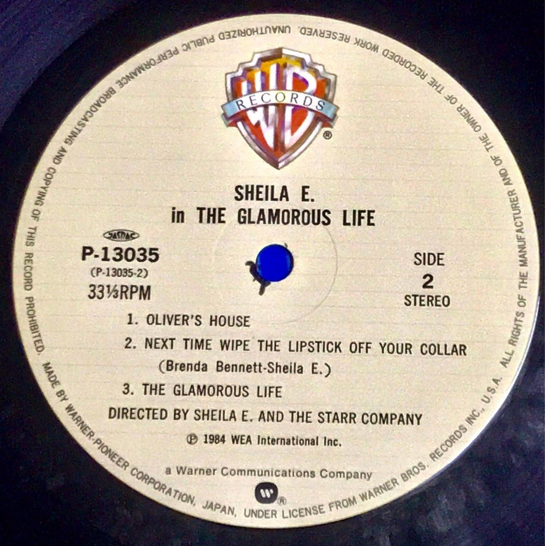 SHIELA E. - THE GLAMOROUS LIFE LP JAPAN OBI 1984 on Carousell