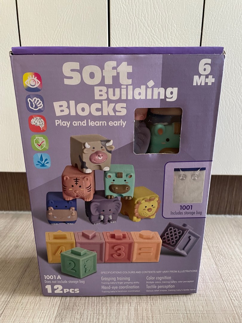 Soft Baby Building Blocks, Babies & Kids, Infant Playtime on Carousell