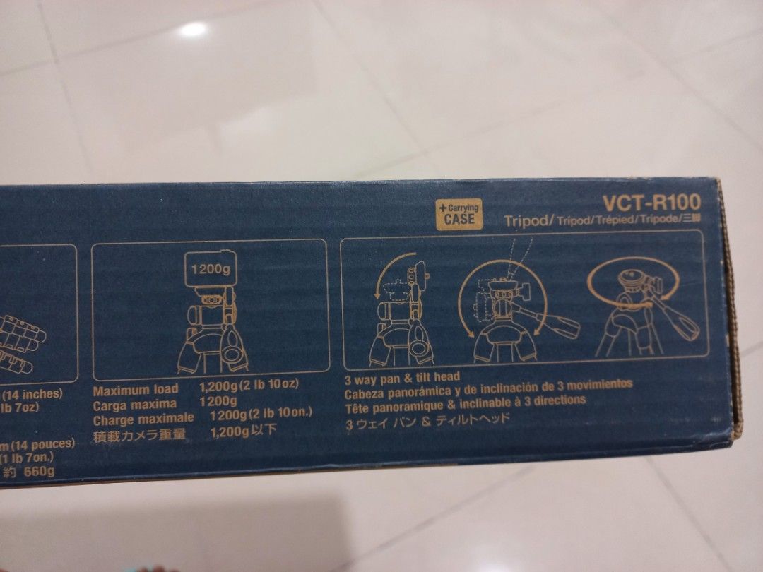 Sony VCT-R100 Tripod, Photography, Photography Accessories, Tripods & Monopods on Carousell