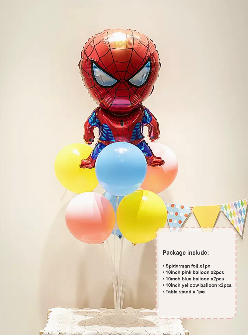 Spiderman Balloon Set, Hobbies & Toys, Stationery & Craft, Occasions ...