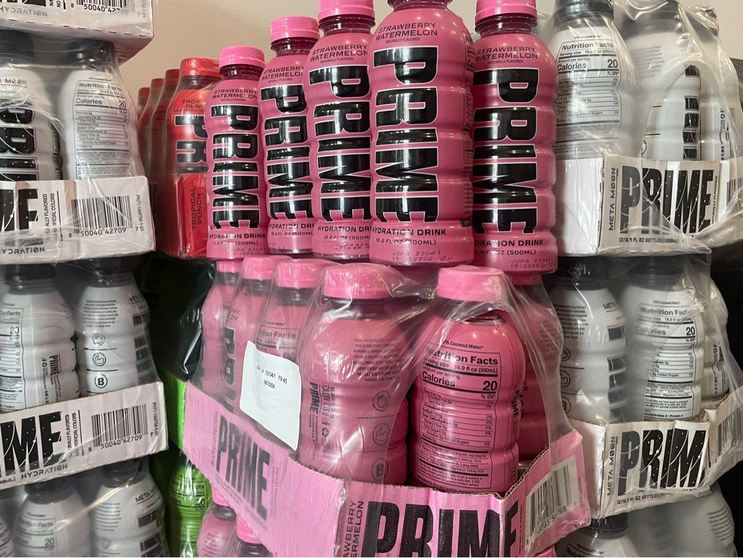 Strawberry Watermelon PRIME Hydration Drinks | Ready Stock PRIME, Food ...