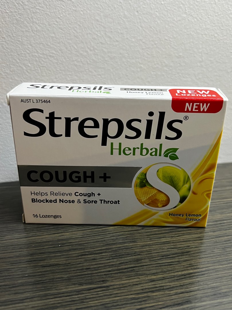 Strepsils Herbal Cough+ 16 Lozenges (Brand New), Health & Nutrition ...