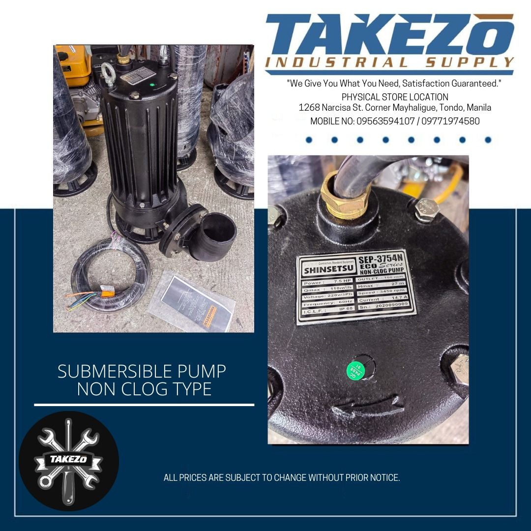 Submersible Pump Non Clog Type, Commercial & Industrial, Industrial ...