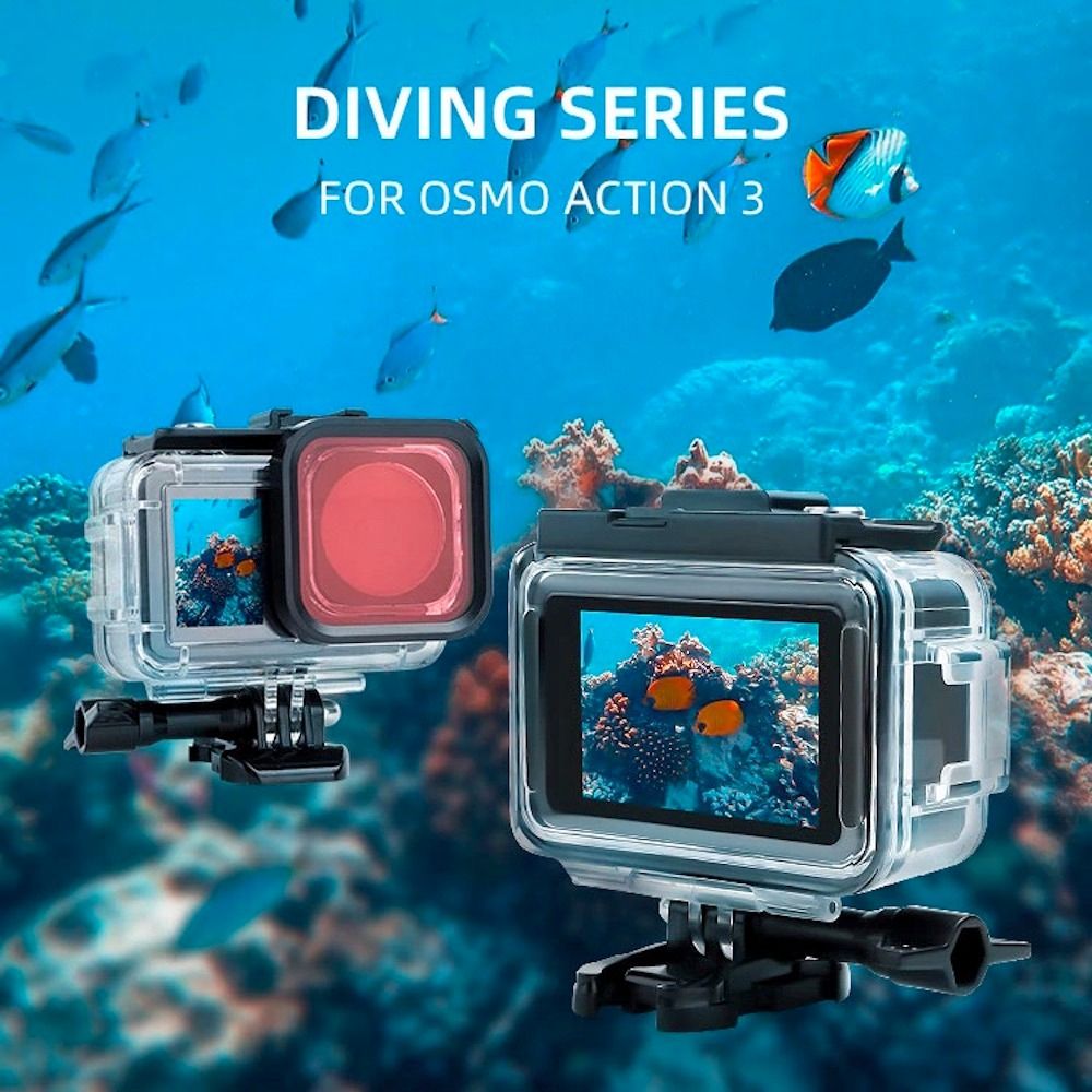 SUNNYLIFE 40M Waterproof Housing Diving Case Protector Dive Filters for ...