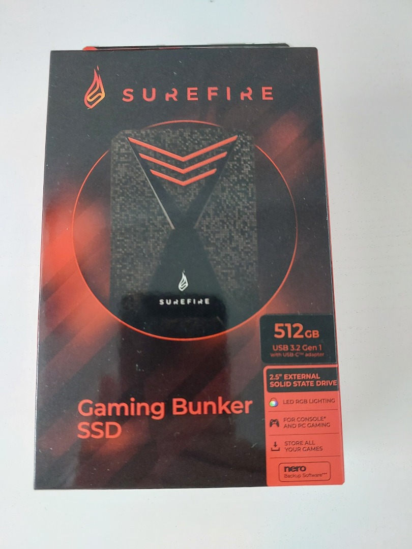 Surefire gaming bunker 512GB, Computers & Tech, Parts & Accessories, Hard Disks & Thumbdrives on ...