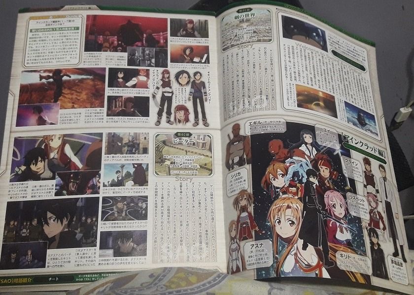 Sword Art Online SAO - Story Complete Book, Hobbies & Toys, Memorabilia ...