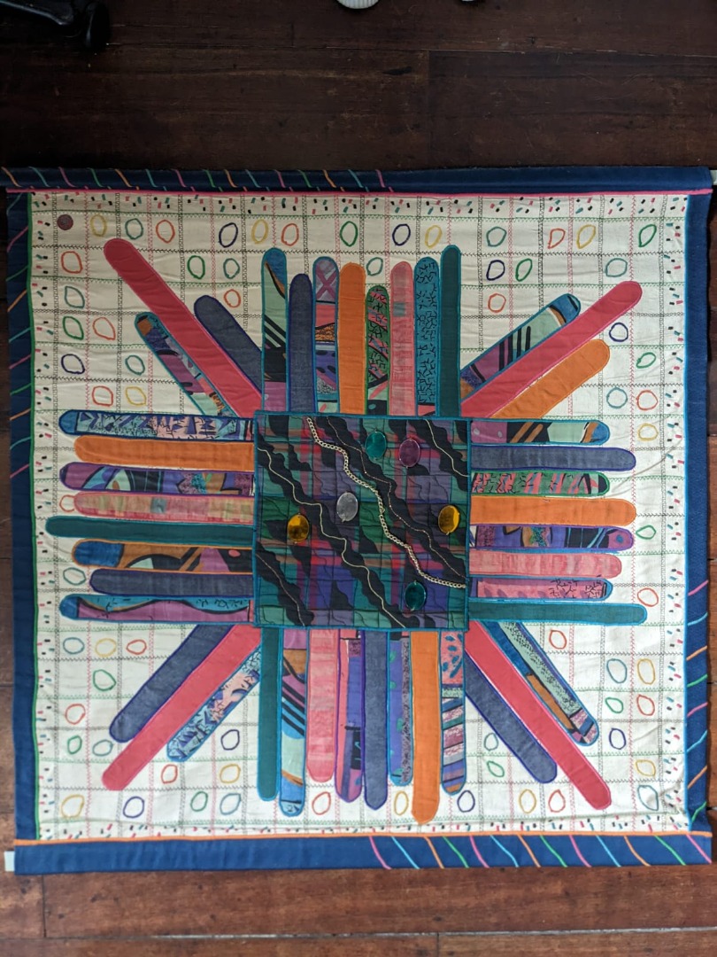 Tapestry 39 x 40" Machine Sewn Embroidary, Furniture & Home Living ...