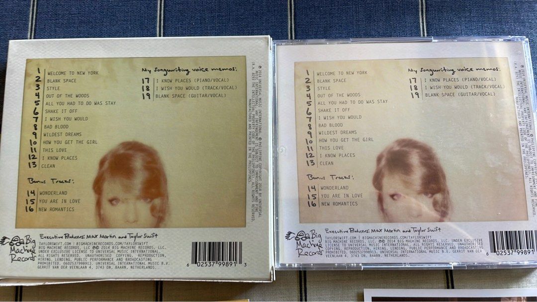 Taylor Swift - 1989 Deluxe Edition with Polaroid/Photocards (set 2 ...