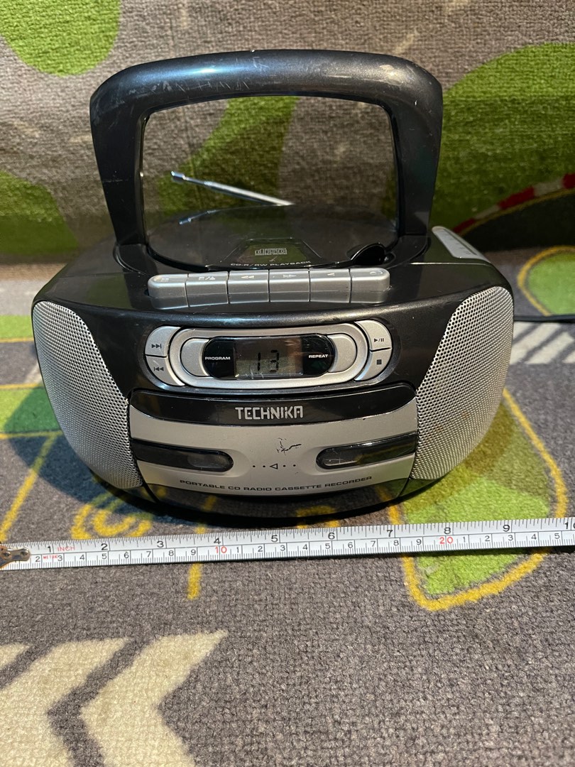 Technika Cd Radio Tape Boombox Portable 220v not aiwa sharp, TV & Home ...