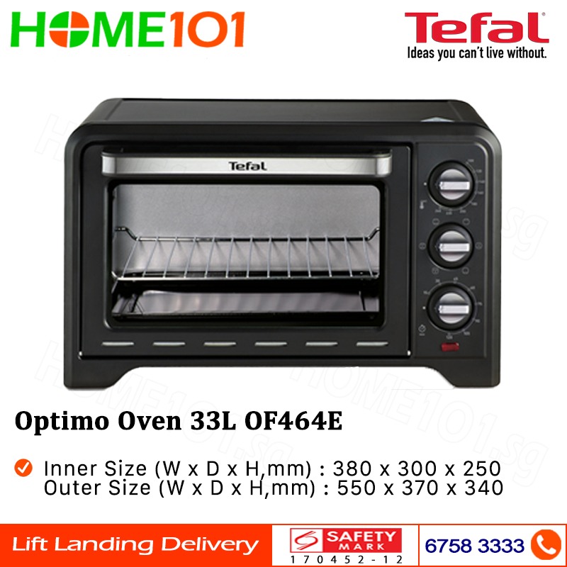 Tefal Optimo Oven 33L OF464E, TV & Home Appliances, Kitchen Appliances ...