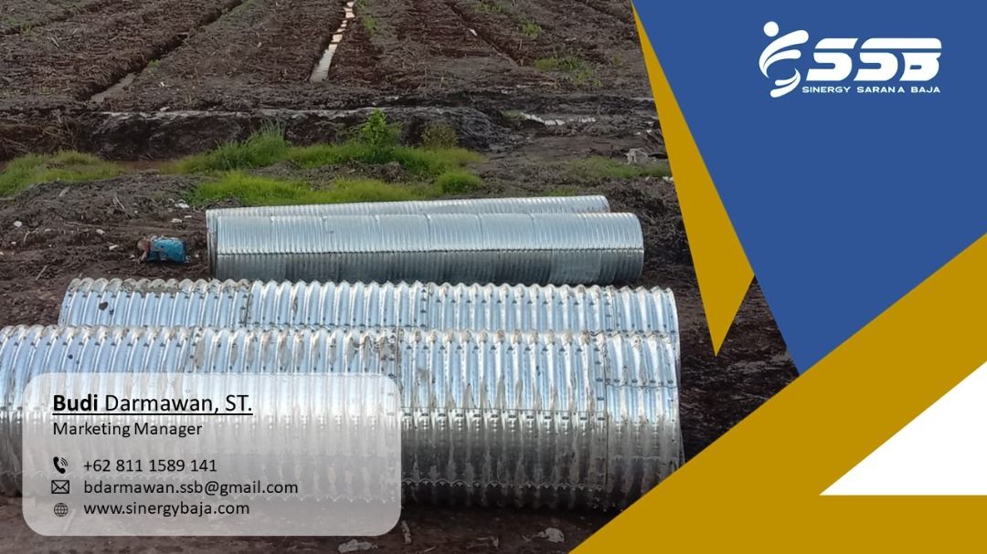 Termurah Pipa Culvert Armco Nestable Flange Multi Plate Pipe Gorong ...
