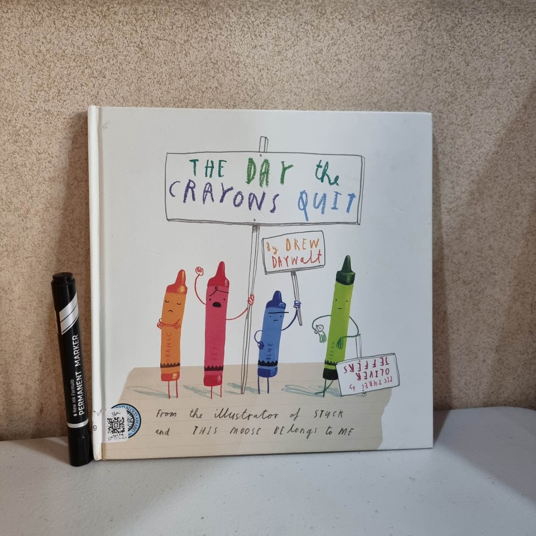 The Day the Crayons Quit by Drew Daywalt (HC without DJ) VGUC | 350 ...