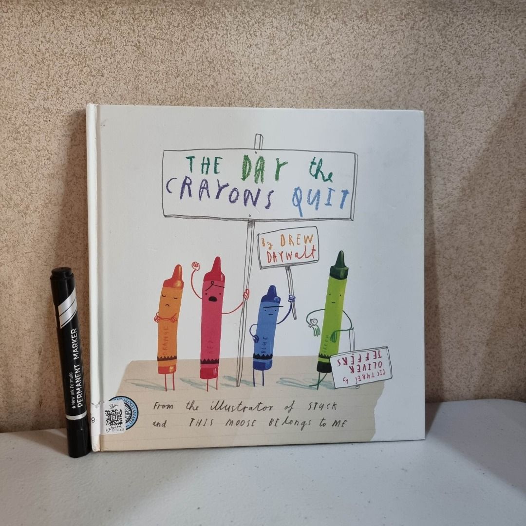 The Day the Crayons Quit by Drew Daywalt (HC without DJ) VGUC | 350 ...