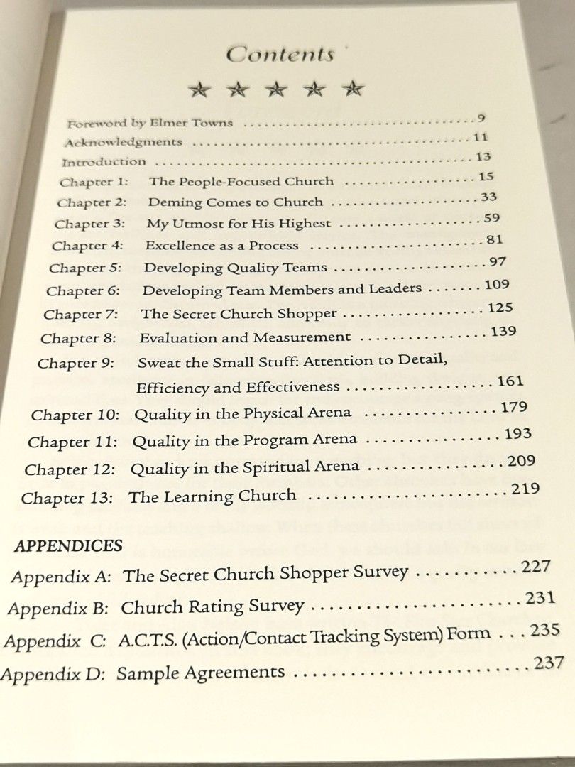 The Five Star Church Serving God And His People With Excellence Book By ...