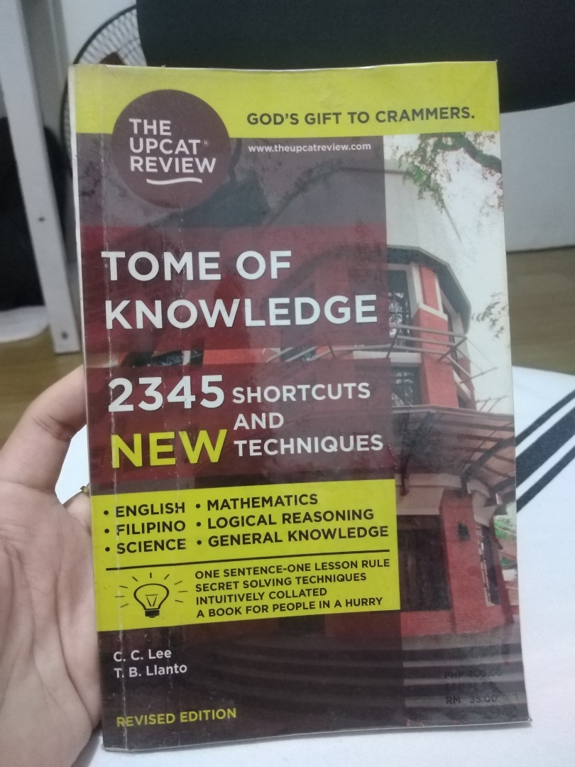 THE UPCAT REVIEW (TOME OF KNOWLEDGE) 2019 ed, Hobbies & Toys, Books ...