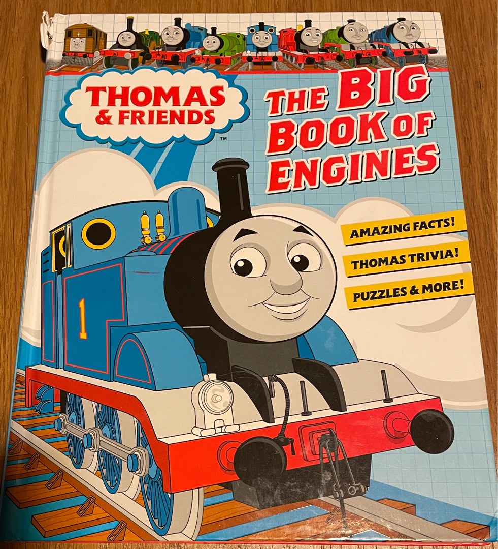 Thomas - The big book of engines, 興趣及遊戲, 書本 & 文具, 兒童書籍 - Carousell