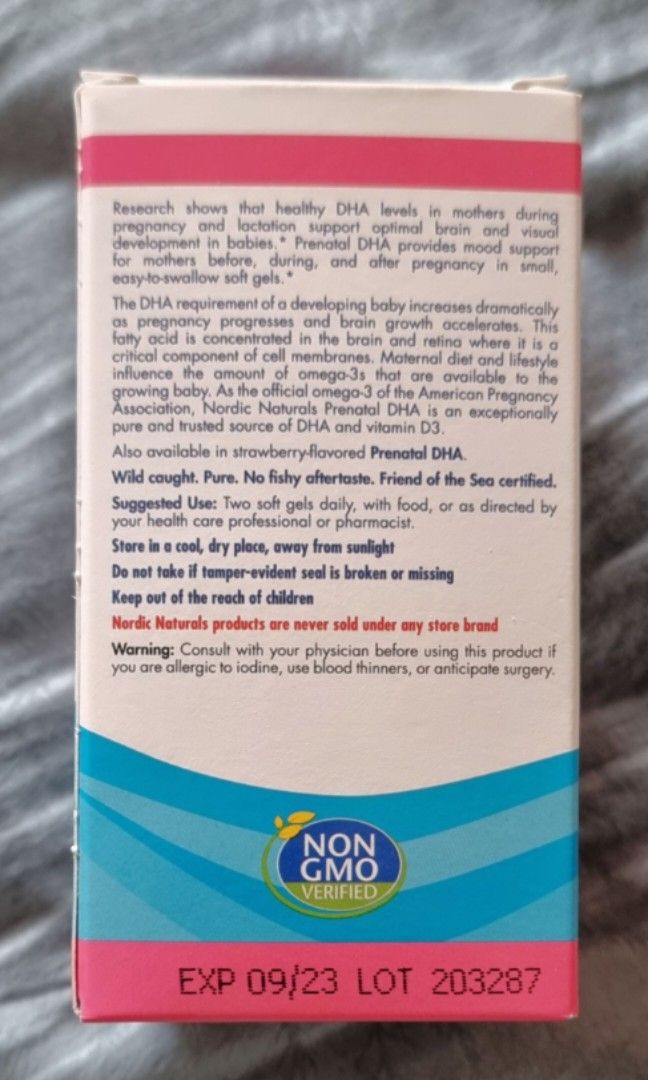 Thorne Prenatal Vitamins plus freebies, Babies & Kids, Maternity Care ...