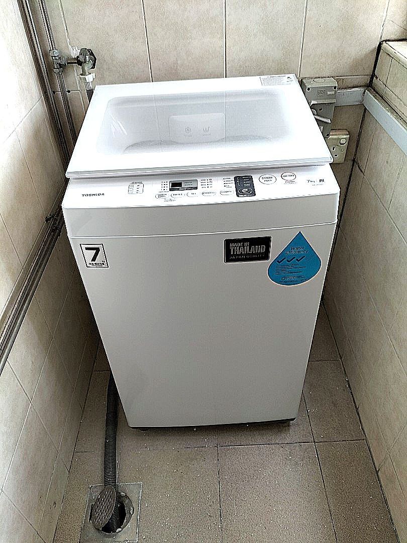 Toshiba 7kg top load washing mc, TV & Home Appliances, Washing Machines ...