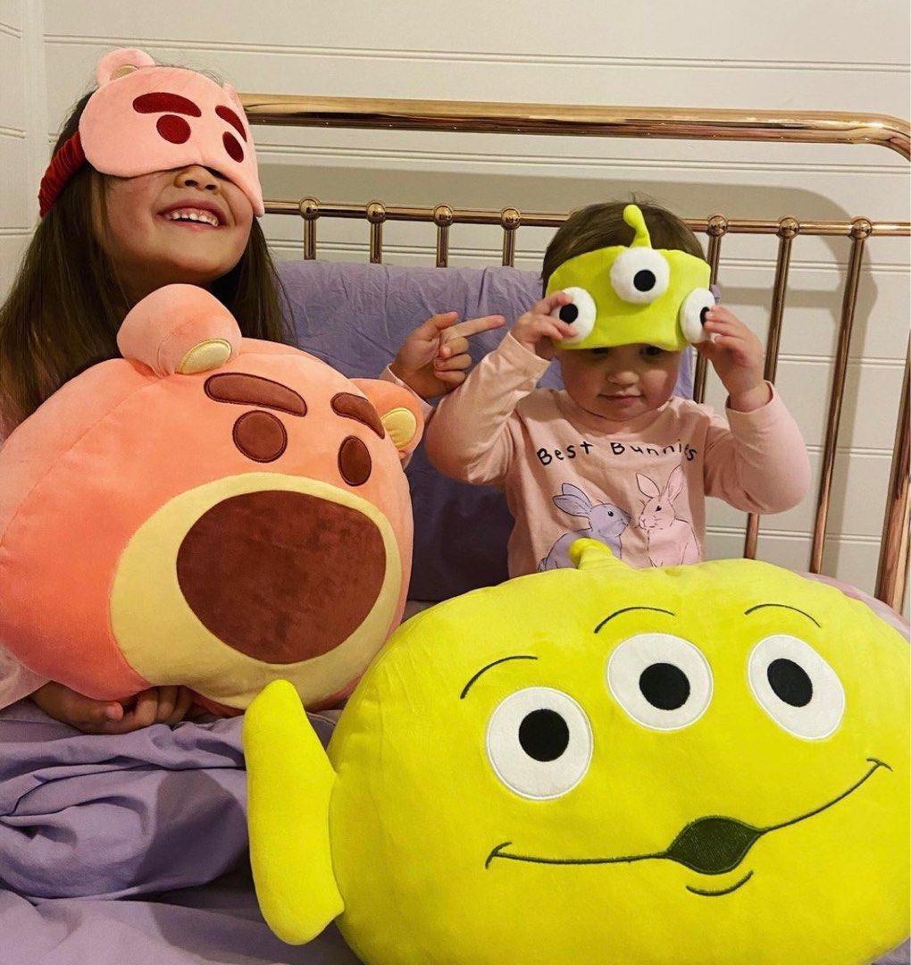 Toy Story Lotso Alien Pillow by Miniso on Carousell