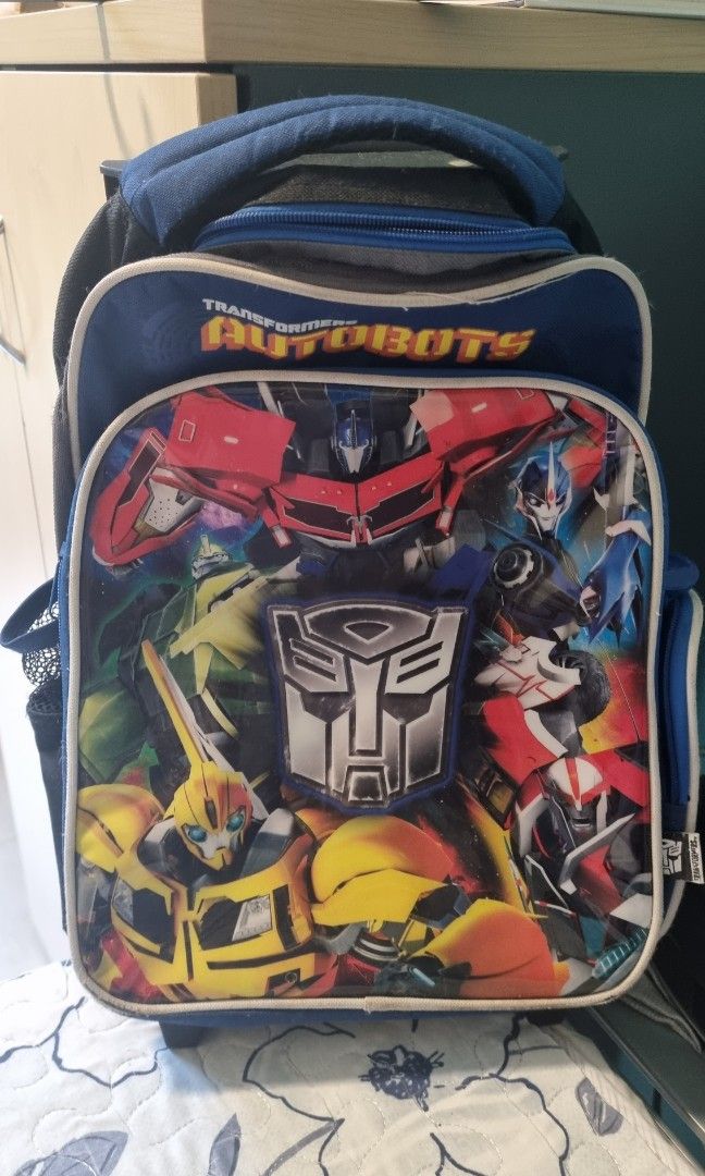 Transformer Trolley school/casual Bag, Everything Else on Carousell