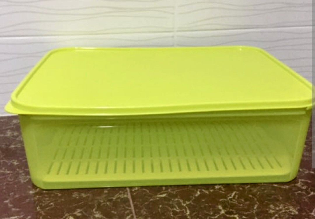 Tupperware Jumbo Modular Keeper with Grid 9.4L, Furniture & Home Living ...