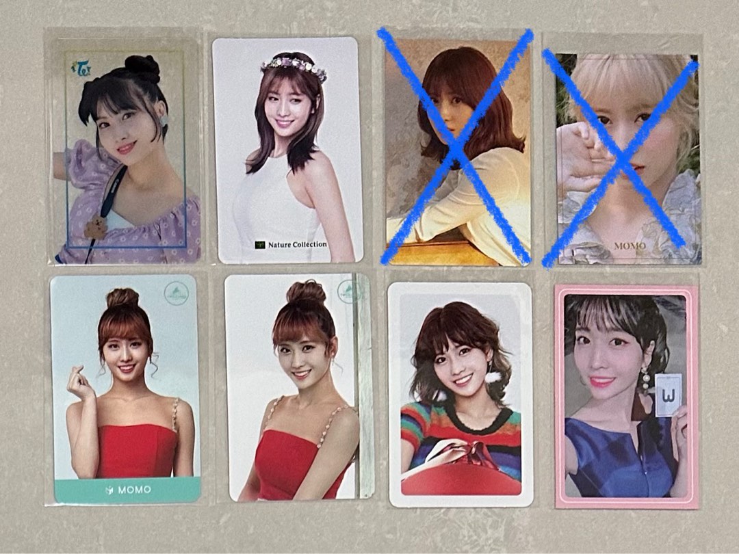 Twice Momo 專輯 SG Nature Collection Interpark 特典小卡, 興趣及遊戲, 收藏品及紀念品, 韓流 ...
