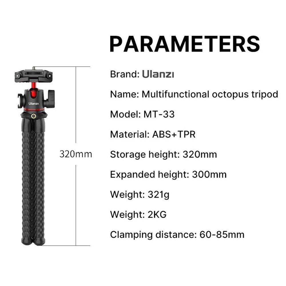 ULANZI FLEXIBLE TRIPOD MT-33, Mobile Phones & Gadgets, Mobile & Gadget ...