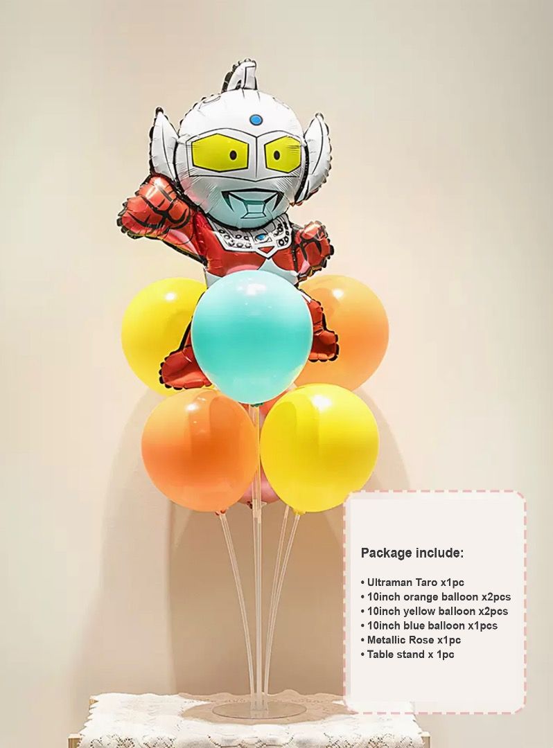 Ultraman Taro Balloon Set, Hobbies & Toys, Stationery & Craft ...