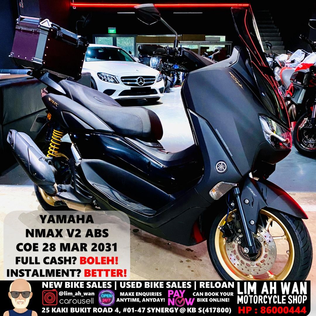 USED Yamaha NMAX V2 ABS, Motorcycles, Motorcycles for Sale, Class 2B on ...