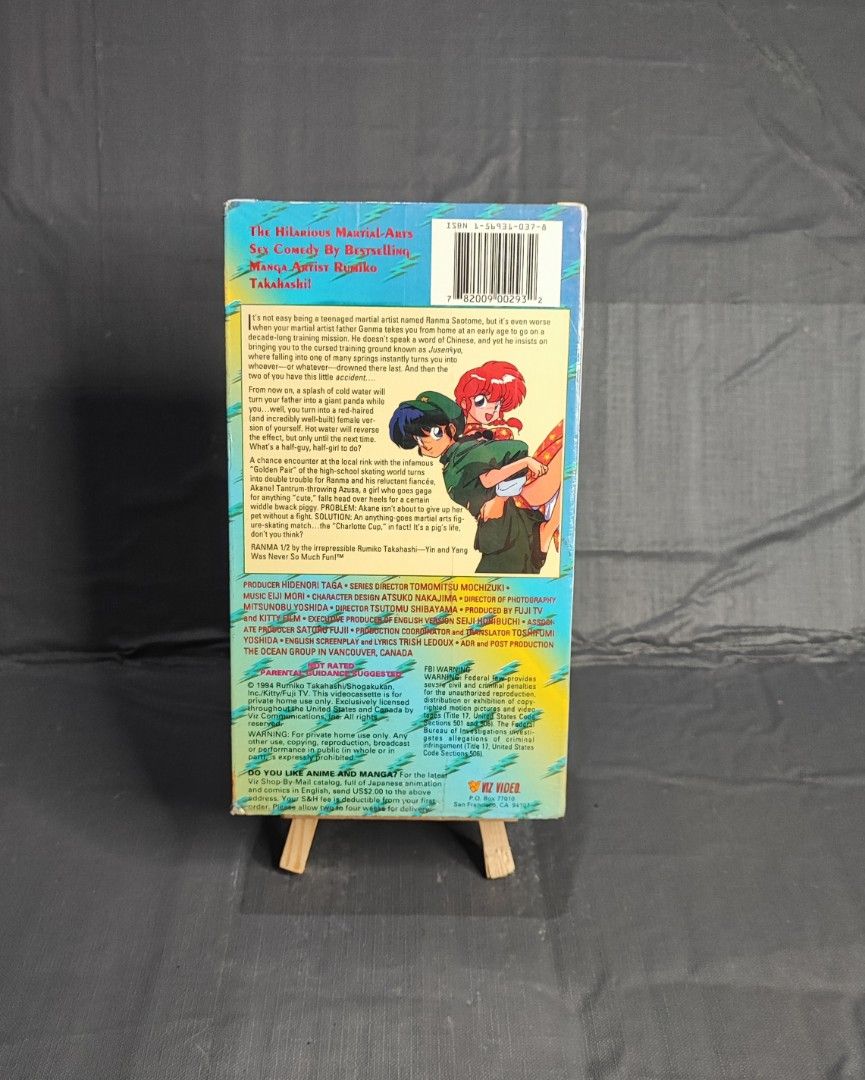 VHS Tapes Box Case Only Ranma 1/2 Darling Charlotte on Carousell