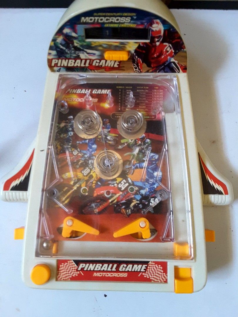 Vintage Electronic Motocross Pinball Machine working lights and sounds ...