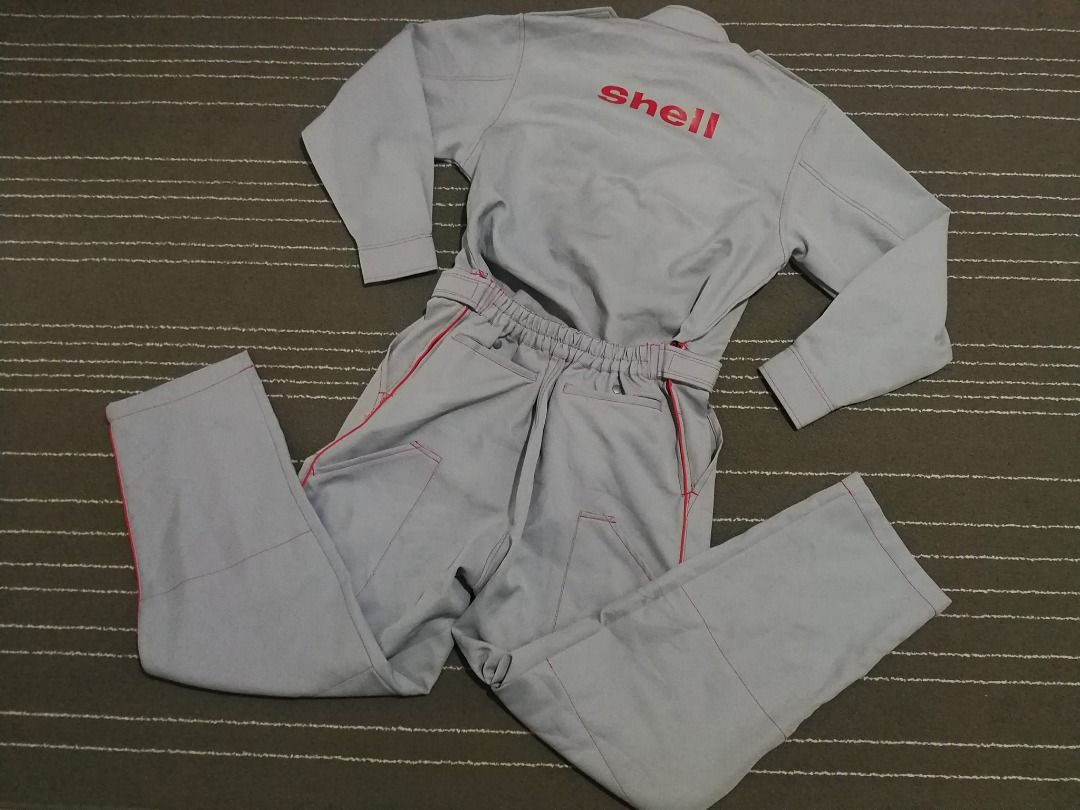 Vintage Shell COVERALL S code 7291, Men's Fashion, Bottoms, Chinos on ...