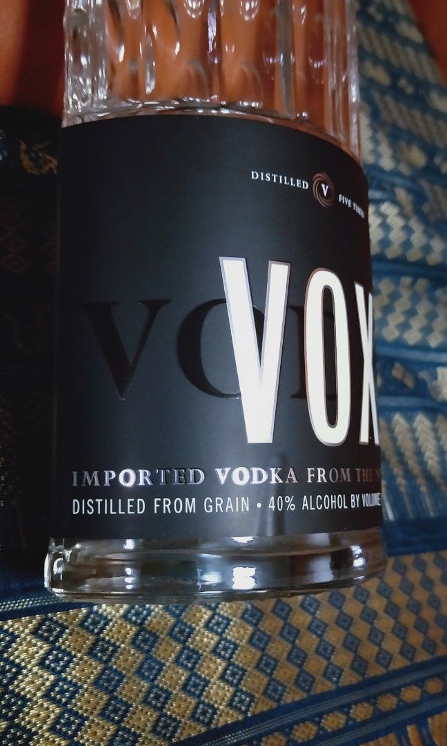 VOX VODKA 750ml, Food & Drinks, Alcoholic Beverages on Carousell