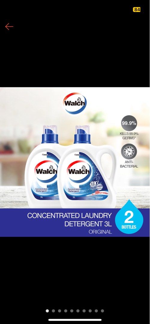 Walch detergent - 2 bottles, Furniture & Home Living, Cleaning ...