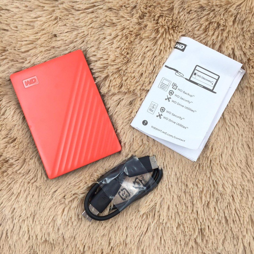 Wd My Passport 1tb Portable External Hard Drive Computers And Tech Parts And Accessories Hard