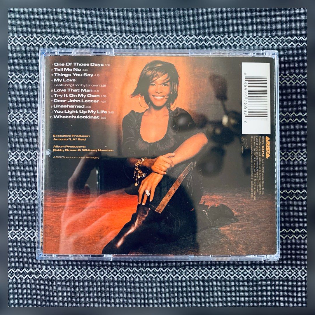 Whitney Houston - Just Whitney [Imported Edition] CD, Hobbies & Toys ...
