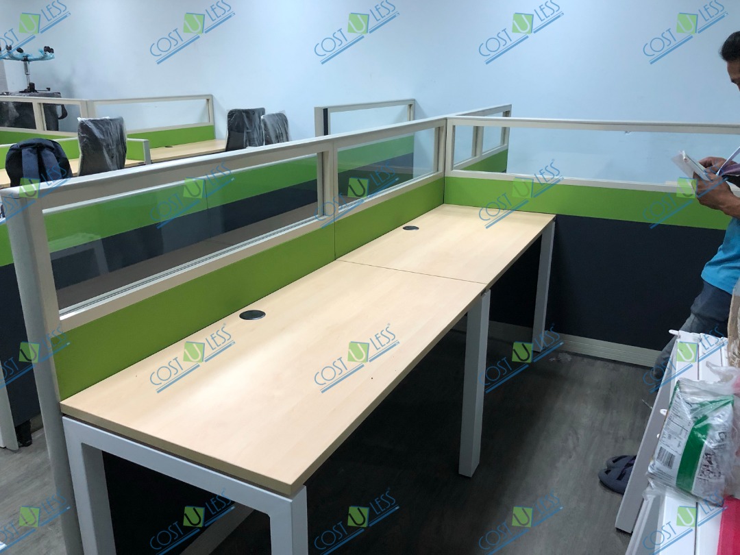 WORKSTATION TABLE OFFICE PARTITION & CUBICLE TYPE OFFICE FURNITURE ...