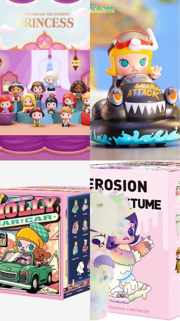 wts popmart set disney ralph breaks the internet molly instinct toy ...