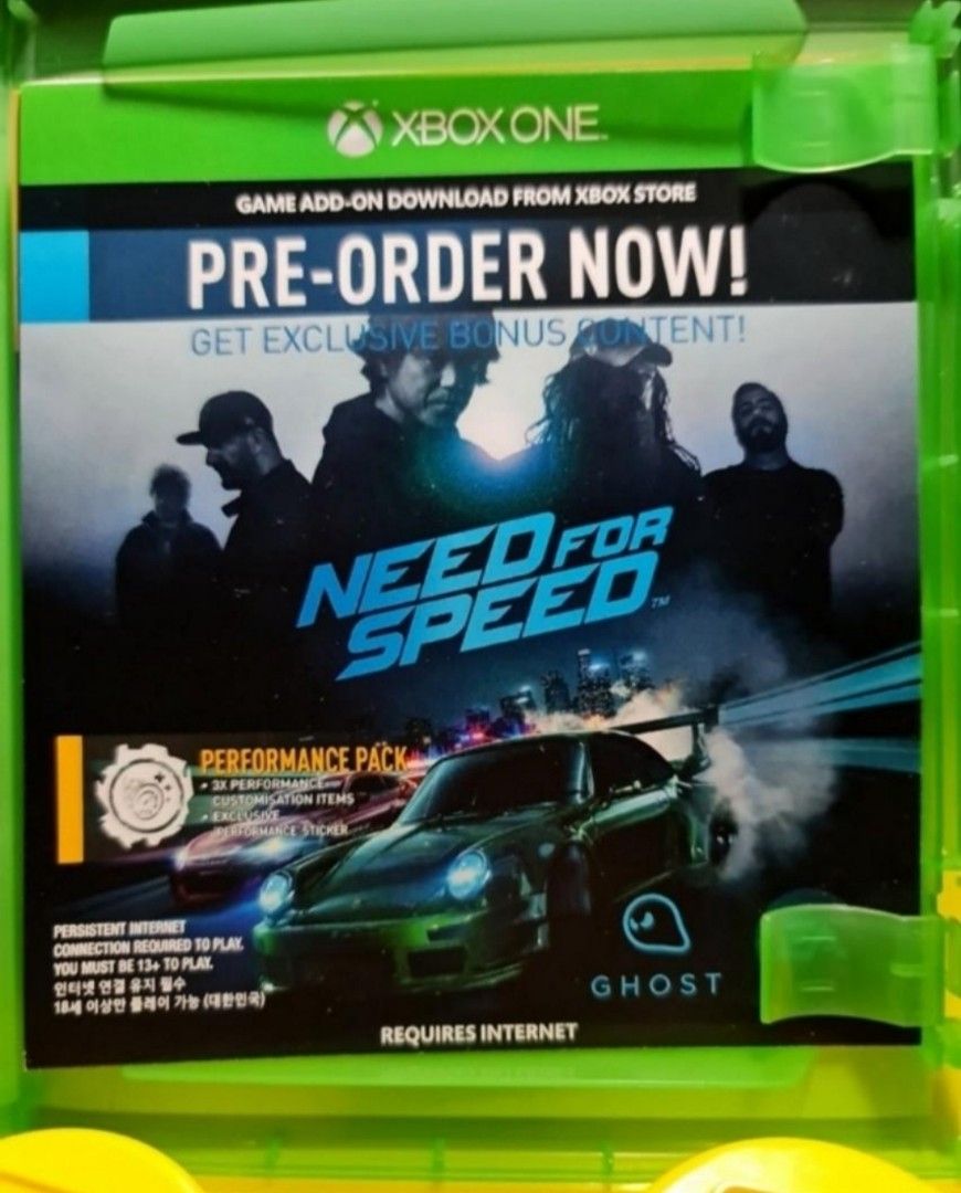 Xbox One Need For Speed NFS, Video Gaming, Video Games, Xbox on Carousell