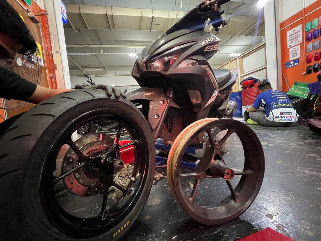 Yamaha Aerox Rim Trade In, Motorcycles, Motorcycle Accessories on Carousell