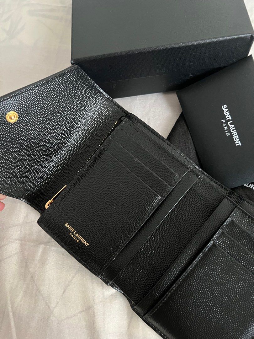 YSL compact trifold wallet on Carousell