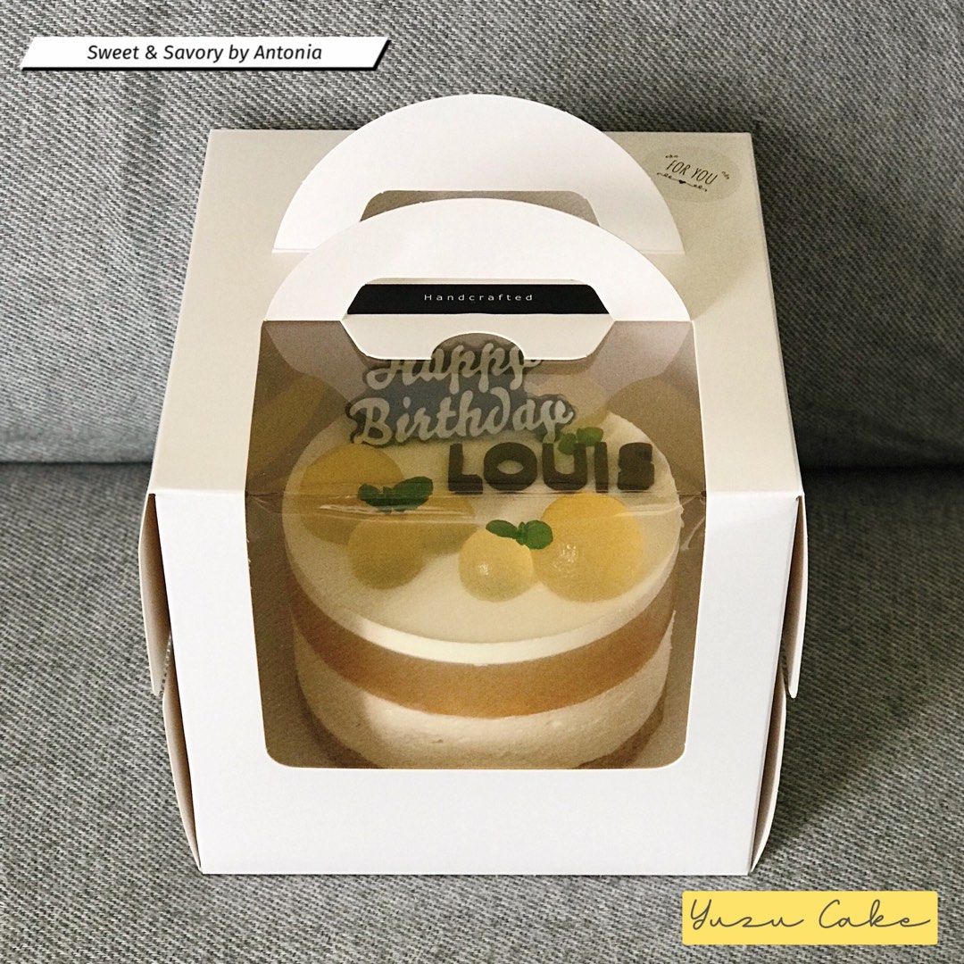 Yuzu Cake / Citron Cake / Pineapple Cake/ Peach Cake/ Jelly Cake ...