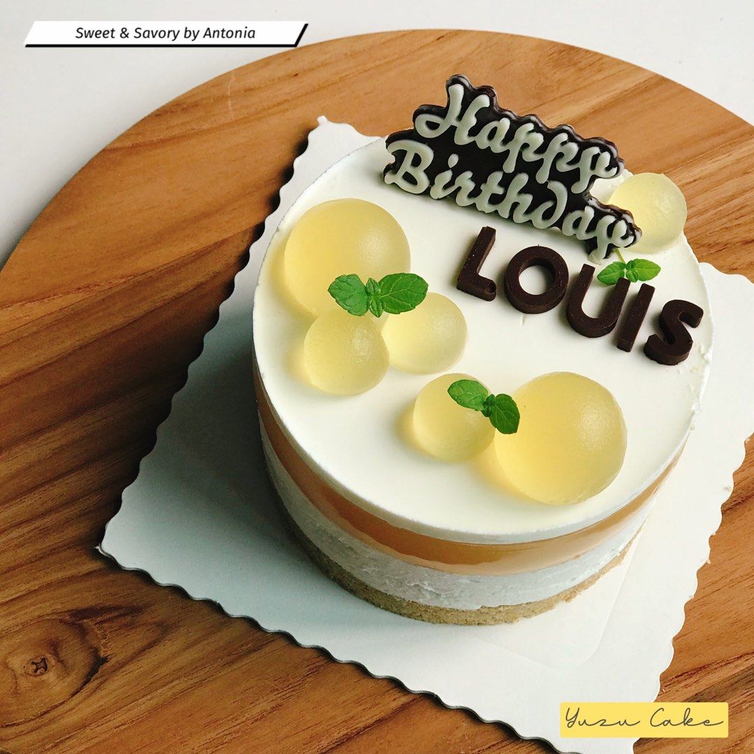 Yuzu Cake / Citron Cake / Pineapple Cake/ Peach Cake/ Jelly Cake ...